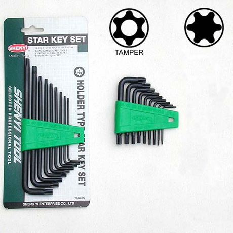 SY16-1~2 L Type Star Key Set, Taiwan SY16-1~2 L Type Star Key Set